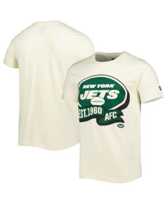 Men's New Era Cream New York Jets Sideline Chrome T-shirt - Macy's
