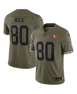 Men's Nike Jerry Rice Olive San Francisco 49ers 2022 Salute To Service ...