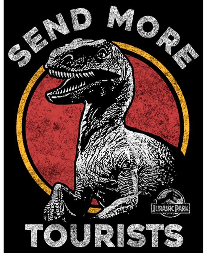 NBC Universal Boy's Jurassic Park Send Me More Tourists Child T-Shirt ...