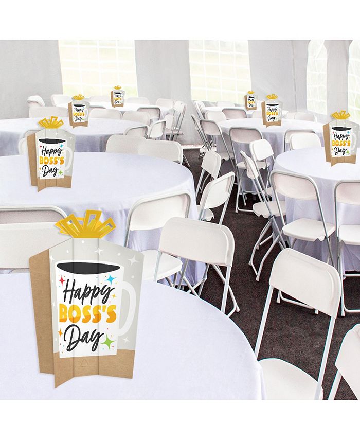Big Dot of Happiness Happy Boss’s Day - Table Decor - Best Boss Ever ...