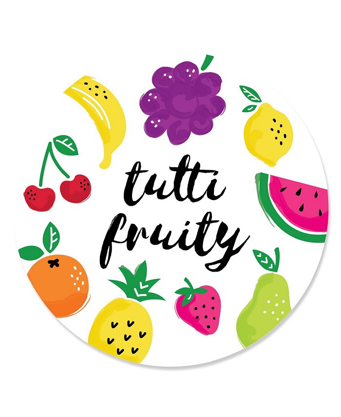 Big Dot of Happiness Tutti Fruity - Frutti Summer Baby Shower or ...