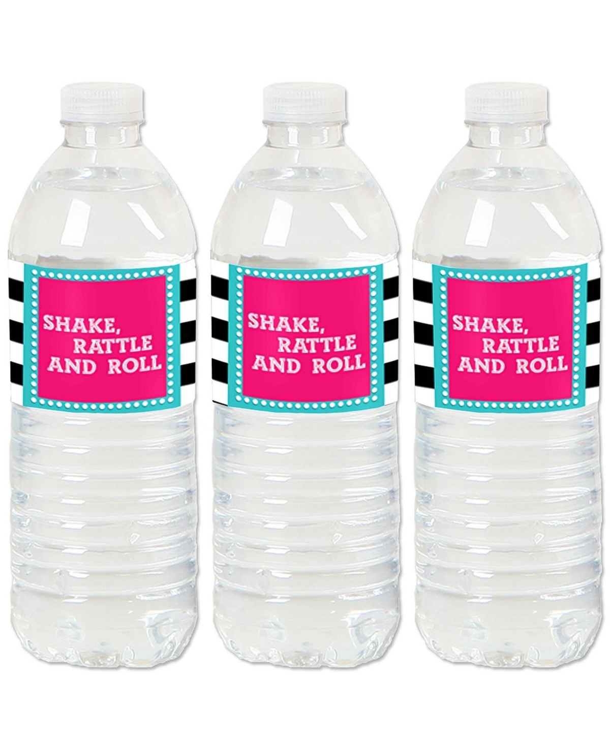 Big Dot Of Happiness 50's Sock Hop - 1950s Rock N Roll Party Water ...