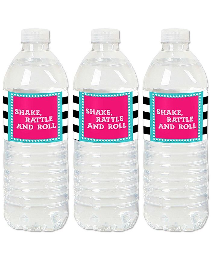 Big Dot of Happiness 50's Sock Hop - 1950s Rock N Roll Party Water ...