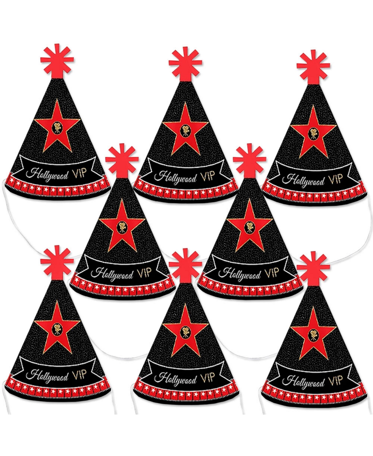Big Dot Of Happiness Red Carpet Hollywood - Mini Cone Movie Night Party ...