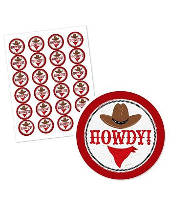 Big Dot of Happiness Western Hoedown - Wild West Cowboy Party Circle ...