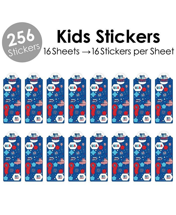 Big Dot of Happiness Firecracker 4th of July - Party Favor Kids ...