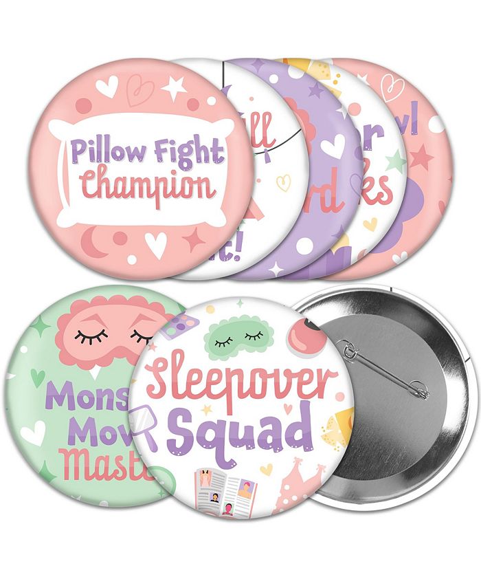 Big Dot of Happiness Pajama Slumber Party Girls Sleepover Birthday ...
