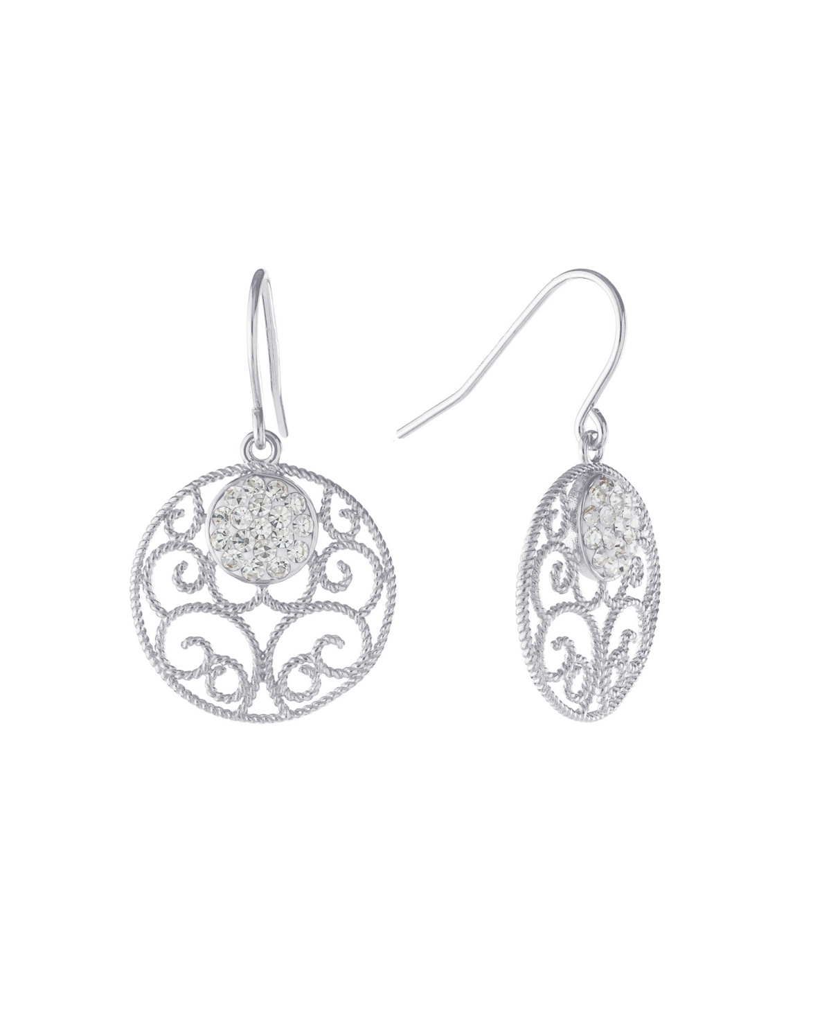 Click here for Giani Bernini Crystal (0.31 ct.t.w) Round Filigree... prices