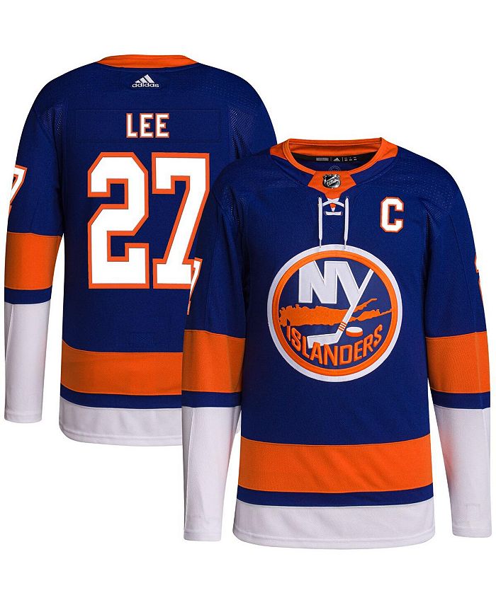 adidas Men's Anders Lee Royal New York Islanders Captain Patch ...