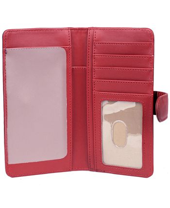 Julia Buxton Women's Heiress Pik-Me-Up Checkbook Keeper Wallet - Macy's