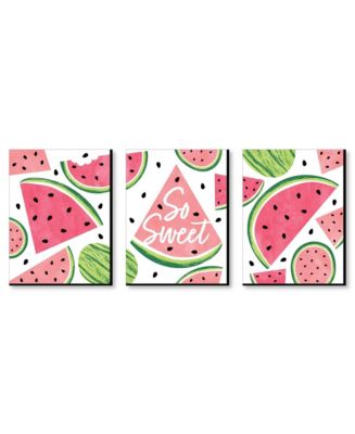 Big Dot of Happiness Sweet Watermelon - Fruit Wall Art Room Decor - 7.5 ...
