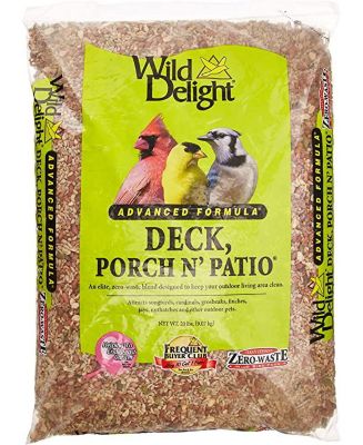 Wild Delight Advanced Formula Deck Porch N Patio Bird Seed - 20lb Bag ...