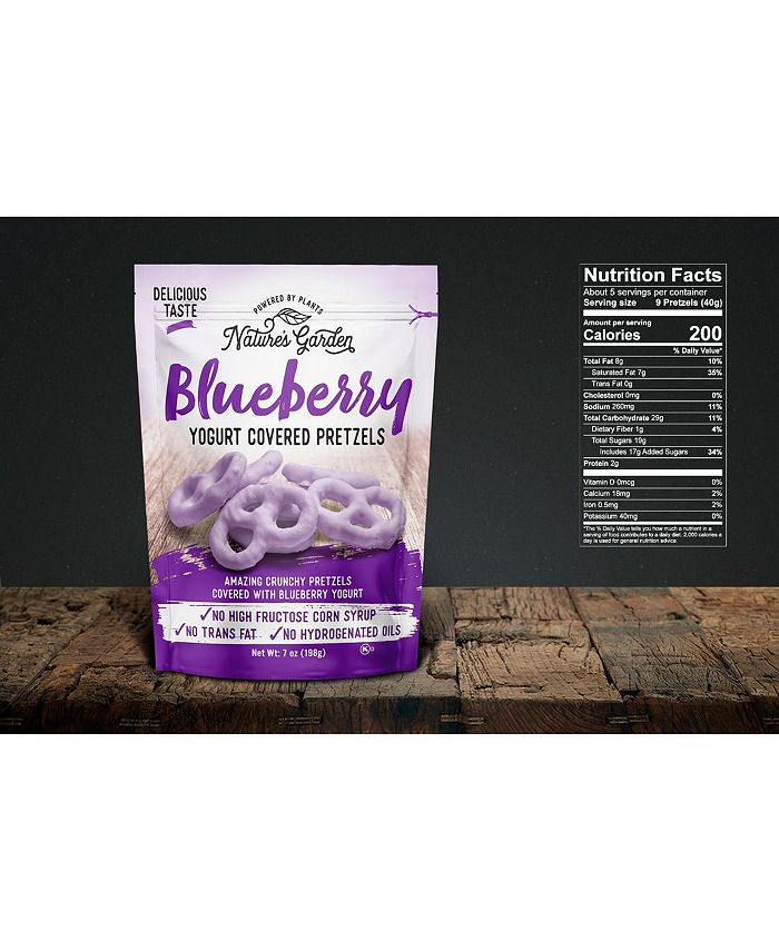 Nature's Garden Blueberry Yogurt Covered Pretzels - Macy's