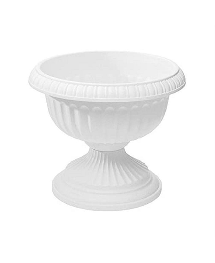 Novelty Outdoor Grecian Urn Planter Flower Pot, White, 18" - Macy's