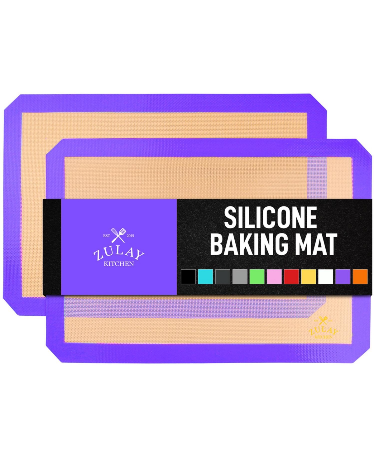 Click here for (2 Pack) Silicone Baking Mat Sheet Set - Reusable... prices