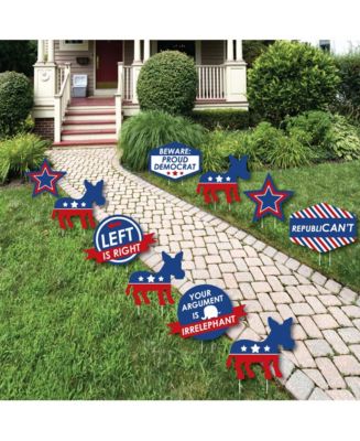 Big Dot of Happiness Democrat Election Donkey Outdoor Political ...