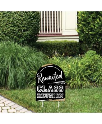 Big Dot of Happiness Reunited - Outdoor Lawn Sign - School Class ...