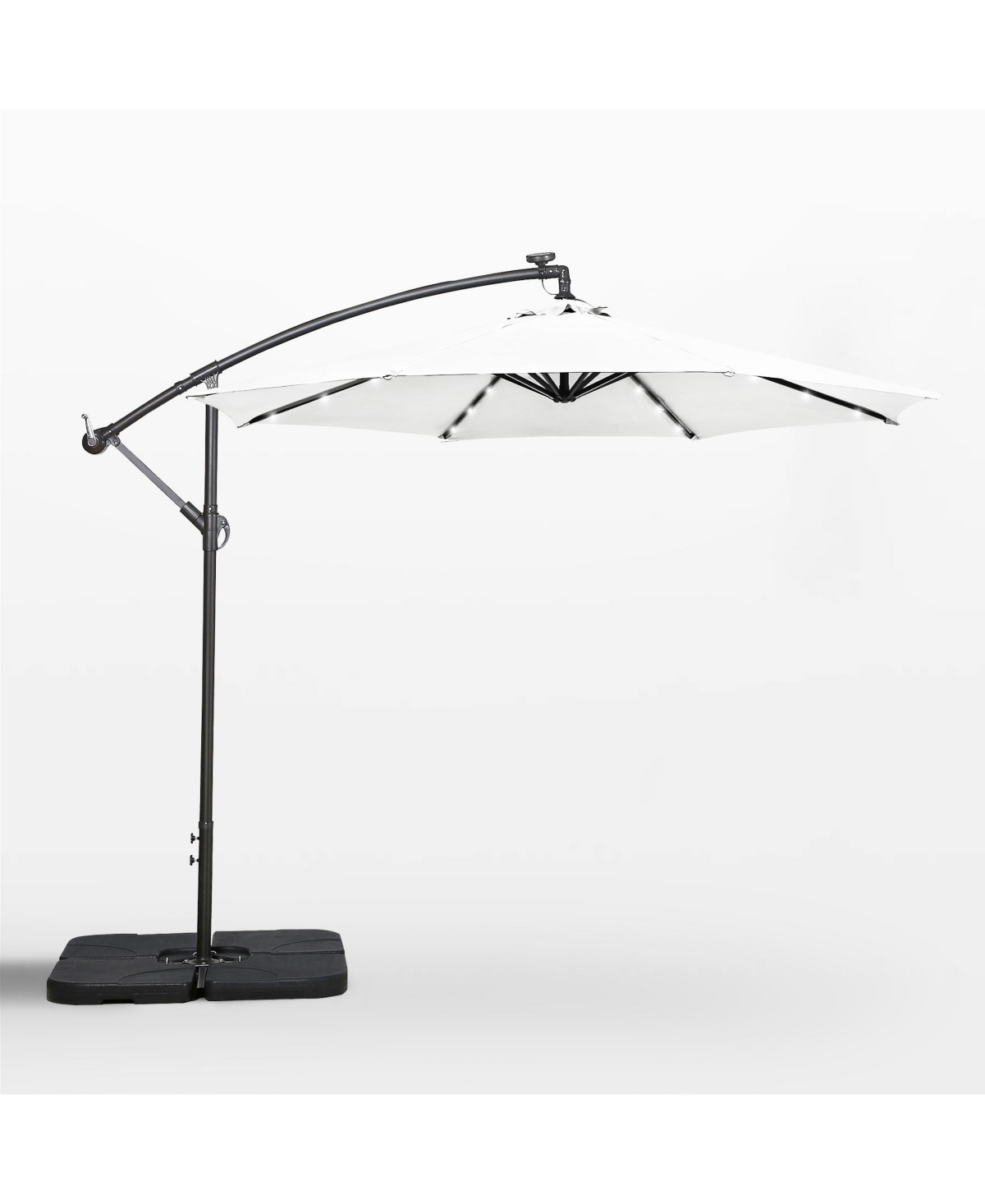 Click here for 10 Ft Outdoor Solar Led Cantilever Umbrella with B... prices