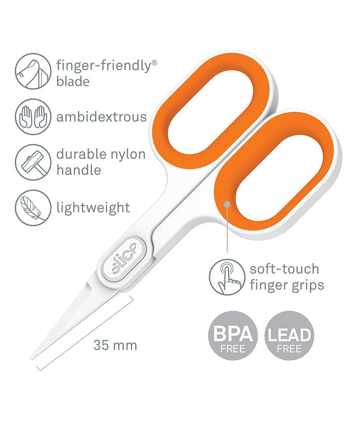 Slice 10546 Ceramic Scissors - Pointed Tip | Never Rusts, Finger ...