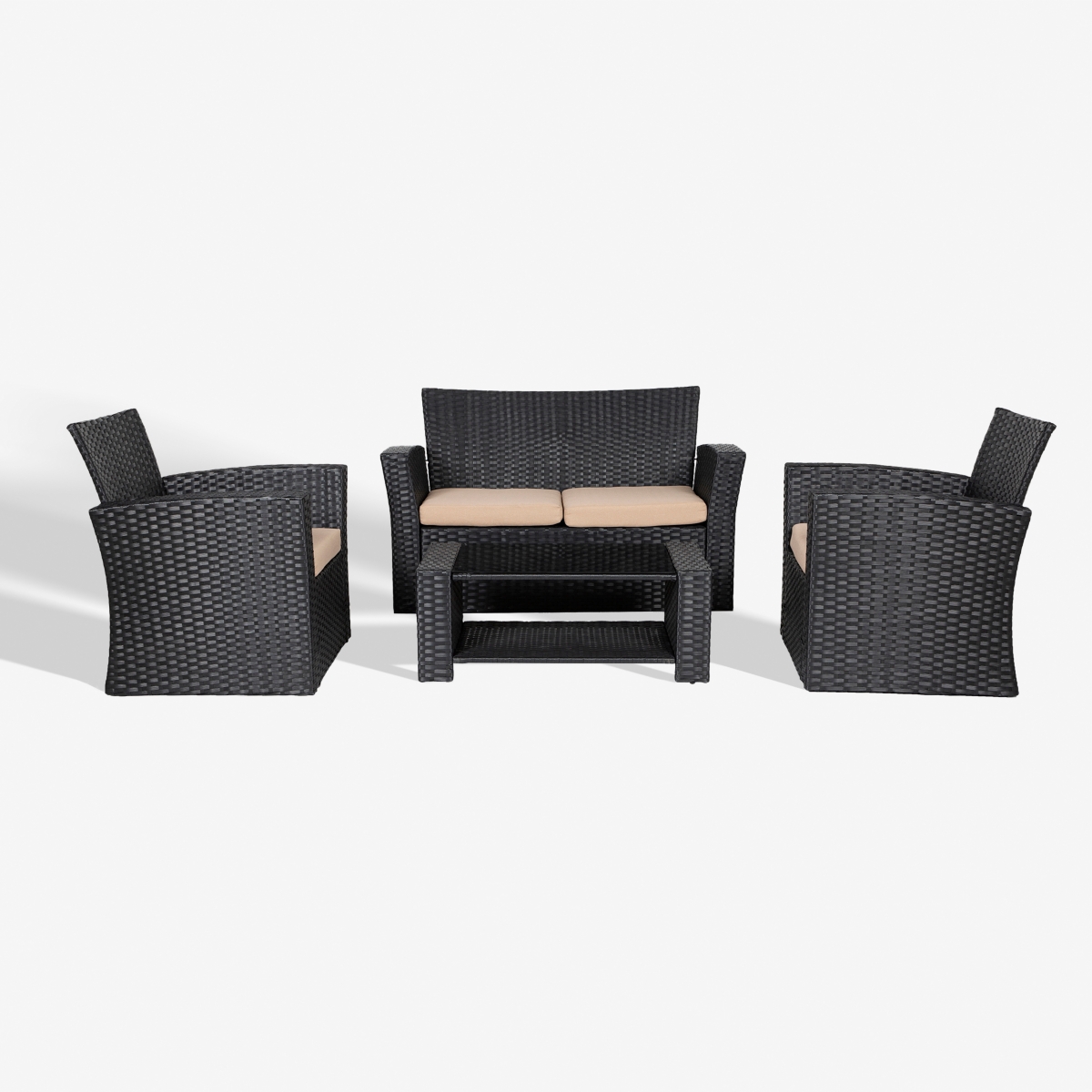 Click here for WestinTrends 4-Piece Modern Patio Conversation Sof... prices