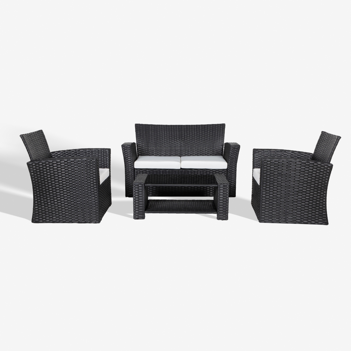 Click here for WestinTrends 4-Piece Modern Patio Conversation Sof... prices