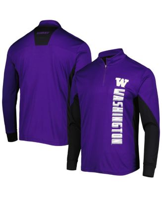 Men's Colosseum Purple Washington Huskies Bart Quarter-Zip Windshirt ...