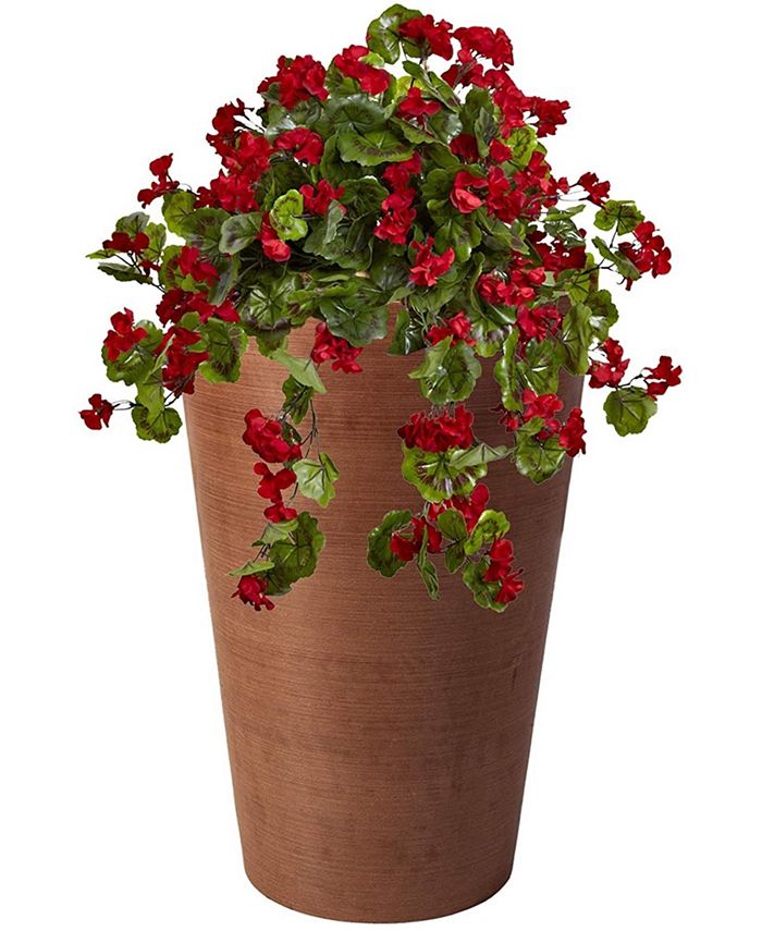 Algreen Valencia Round Outdoor Planter Pot Terra Cotta 16 Inch - Macy's