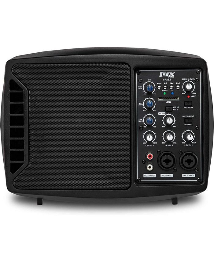 Lyxpro 5.5" Small PA Speaker, Class-D PA Speaker System Amplifier - Macy's
