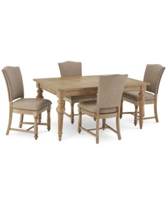 CLOSEOUT! Sonora 5-pc. Dining Set (Rectangular Expandable Table + 4 ...
