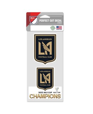 Wincraft LAFC 2022 MLS Cup Champions 4" x 8" Two-Pack Perfect Cut Decal ...