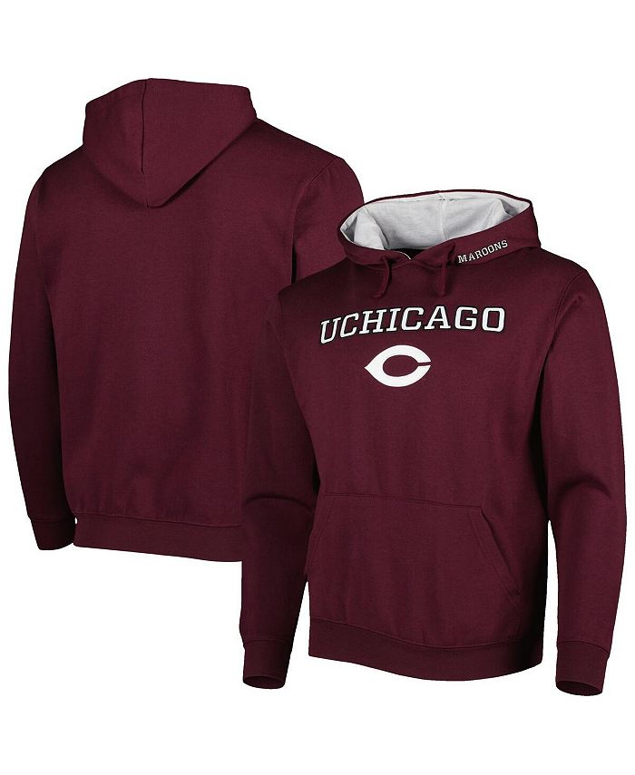 Colosseum Men's Maroon UChicago Maroons Isle Pullover Hoodie - Macy's