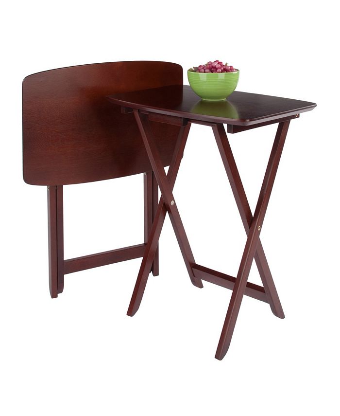 Winsome Darlene 2-Piece Wood Snack Table Set - Macy's