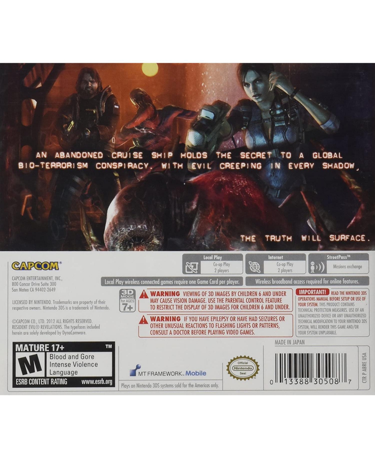 Click here for Resident Evil: Revelations - 3DS prices