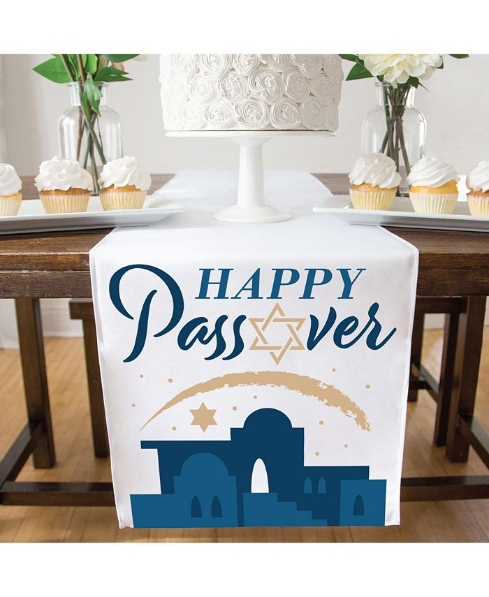 Big Dot of Happiness Happy Passover - Pesach Jewish Holiday Decor Cloth ...
