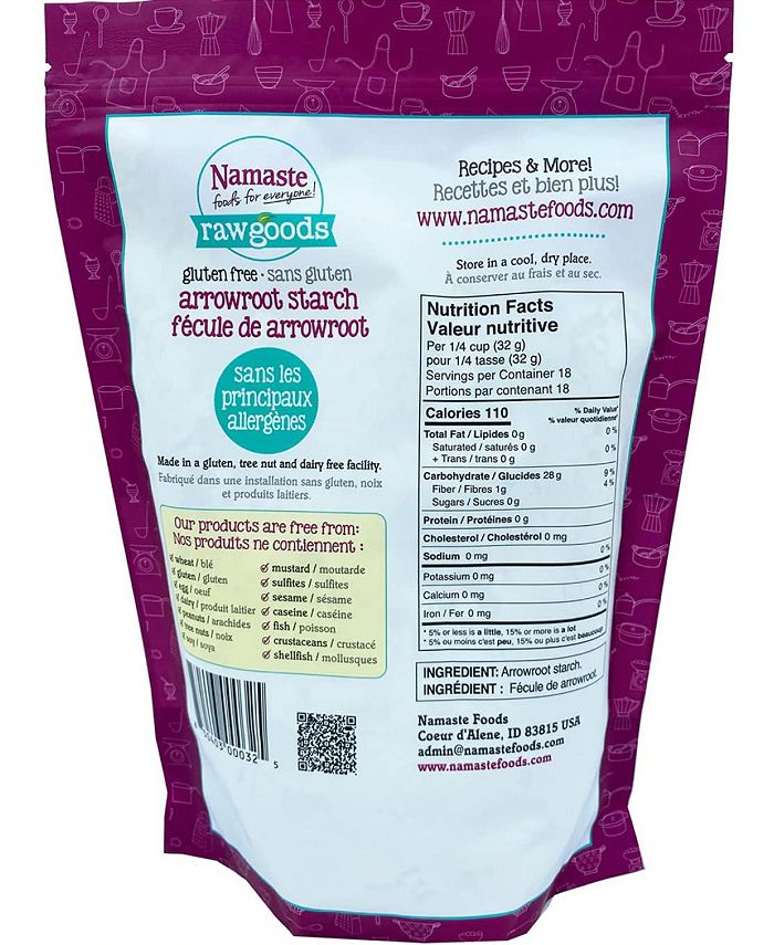 Namaste Foods - Starch Arrowroot - Case of 6-18 OZ - Macy's