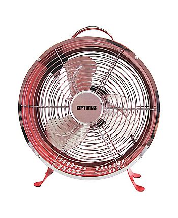 Optimus 10 Inch 2 Speed 50 Watt Portable Retro Drum Fan - Macy's