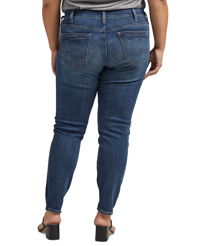 Silver Jeans Co. Trendy Plus Size Suki Mid-Rise Skinny Jeans & Reviews ...