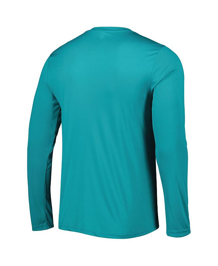 New Era Men's Aqua Miami Dolphins Combine Authentic Offsides Long Sleeve T-shirt - Macy's