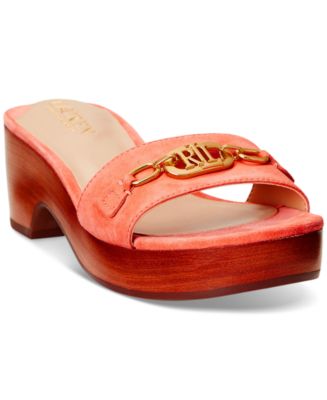 Lauren Ralph Lauren Women's Roxanne Heeled Dress Sandals - Macy's