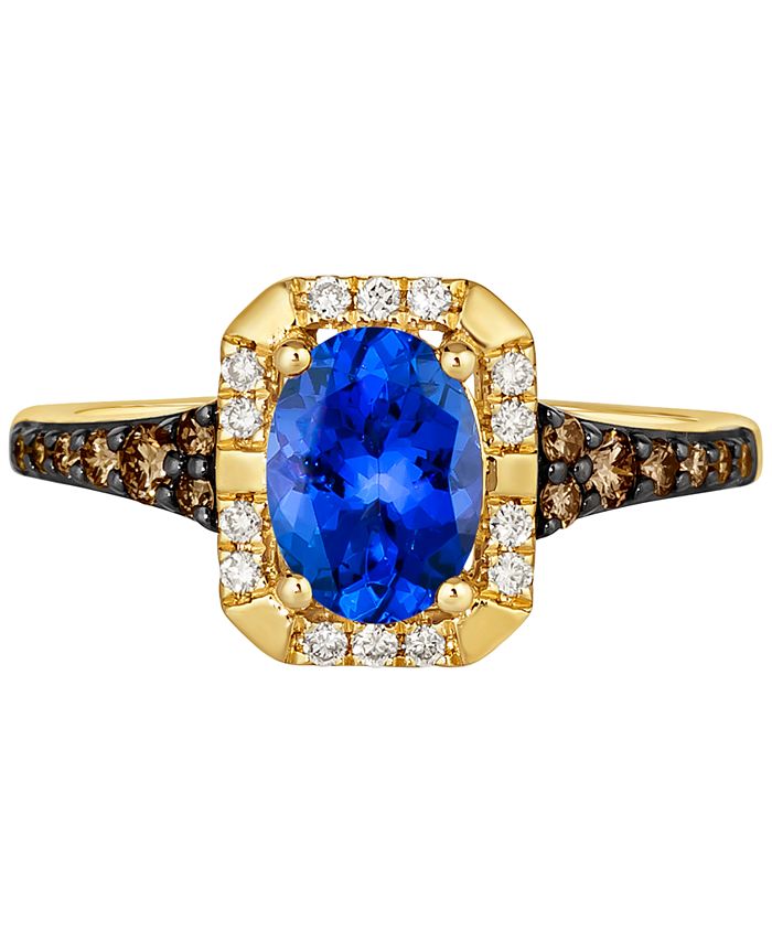 Le Vian Blueberry Tanzanite (1 ct. t.w.) & Diamond (1/3 ct. t.w.) Ring ...