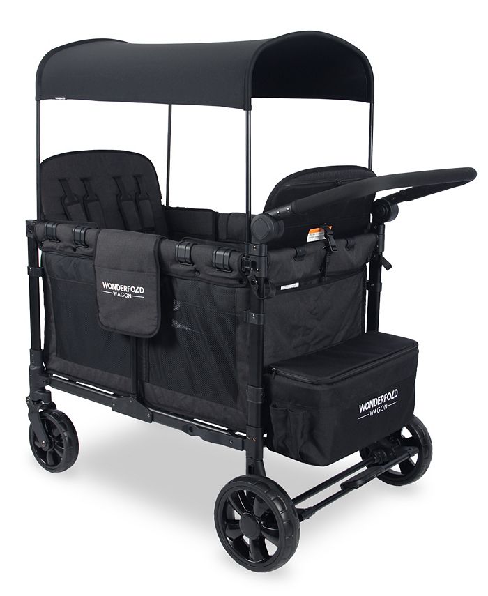 WonderFold Wagon W4 Elite Front Zippered Quad Stroller Wagon - Macy's