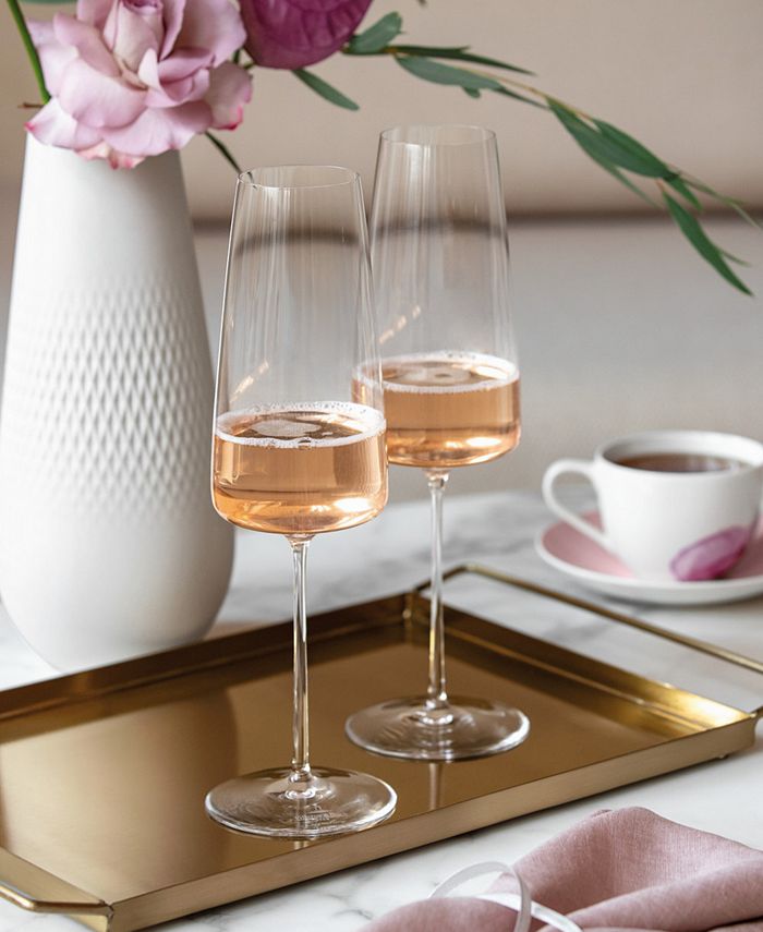 Villeroy & Boch Metro Chic Champagne Flute Set, 2 Piece - Macy's