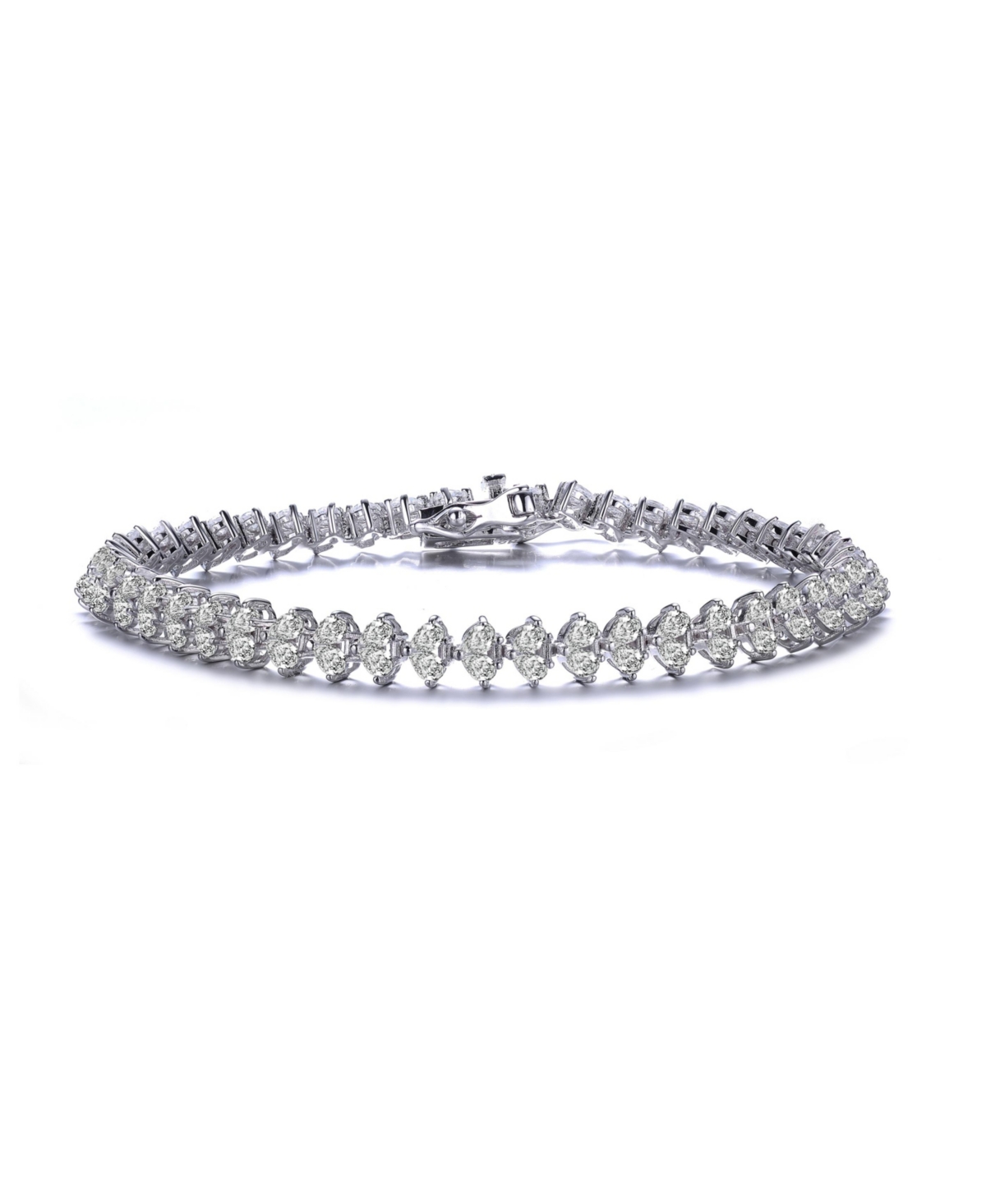 Click here for Sterling Silver Heart Shaped Clear Cubic Zirconia... prices