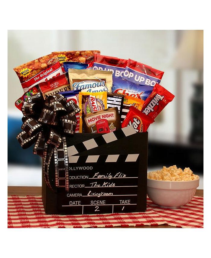 GBDS Family Flix Movie Gift Box - movie night gift baskets - movie ...