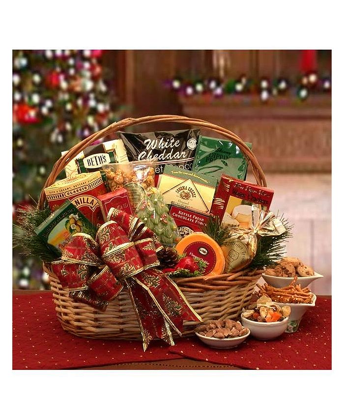 GBDS The Bountiful Holiday Gourmet Gift Basket- Christmas gift basket ...