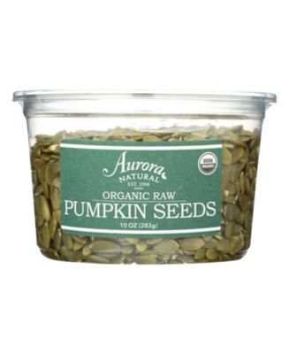 Aurora Natural Products - Organic Raw Pumpkin Seeds - Case of 12 - 10 ...