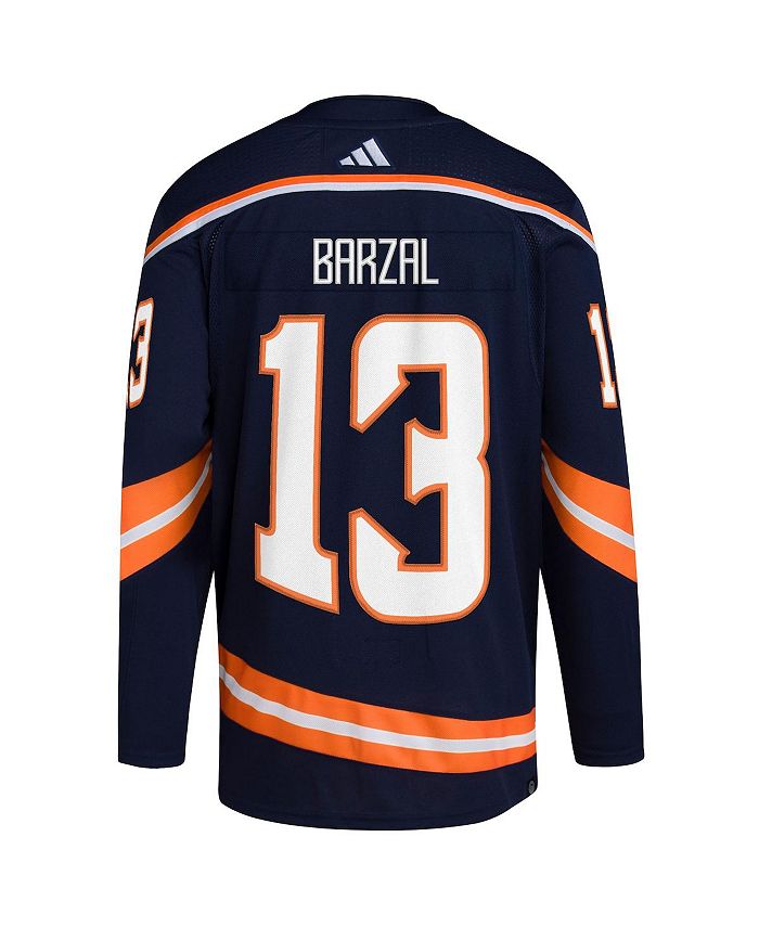 adidas Men's Mathew Barzal Navy New York Islanders Reverse Retro 2.0 ...