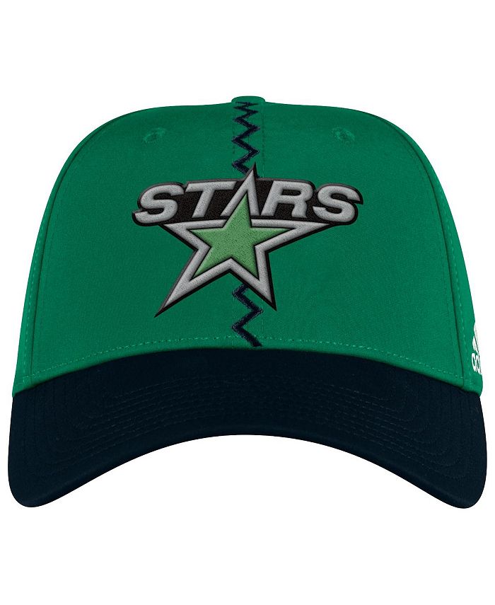 adidas Men's Kelly Green, Blue Dallas Stars Reverse Retro 2.0 Flex ...
