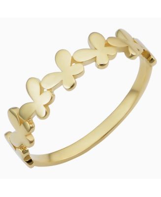 La Farfalla Ring In 14K Yellow Gold- 4 inches - Macy's