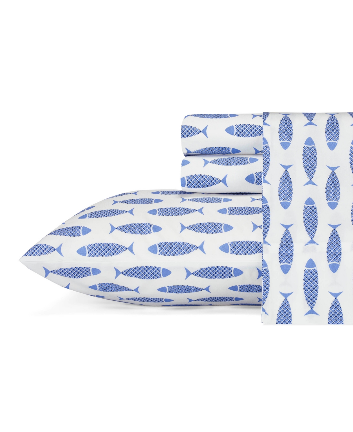 Click here for Nautica Cotton Percale 4-Piece Sheet Set  King - B... prices